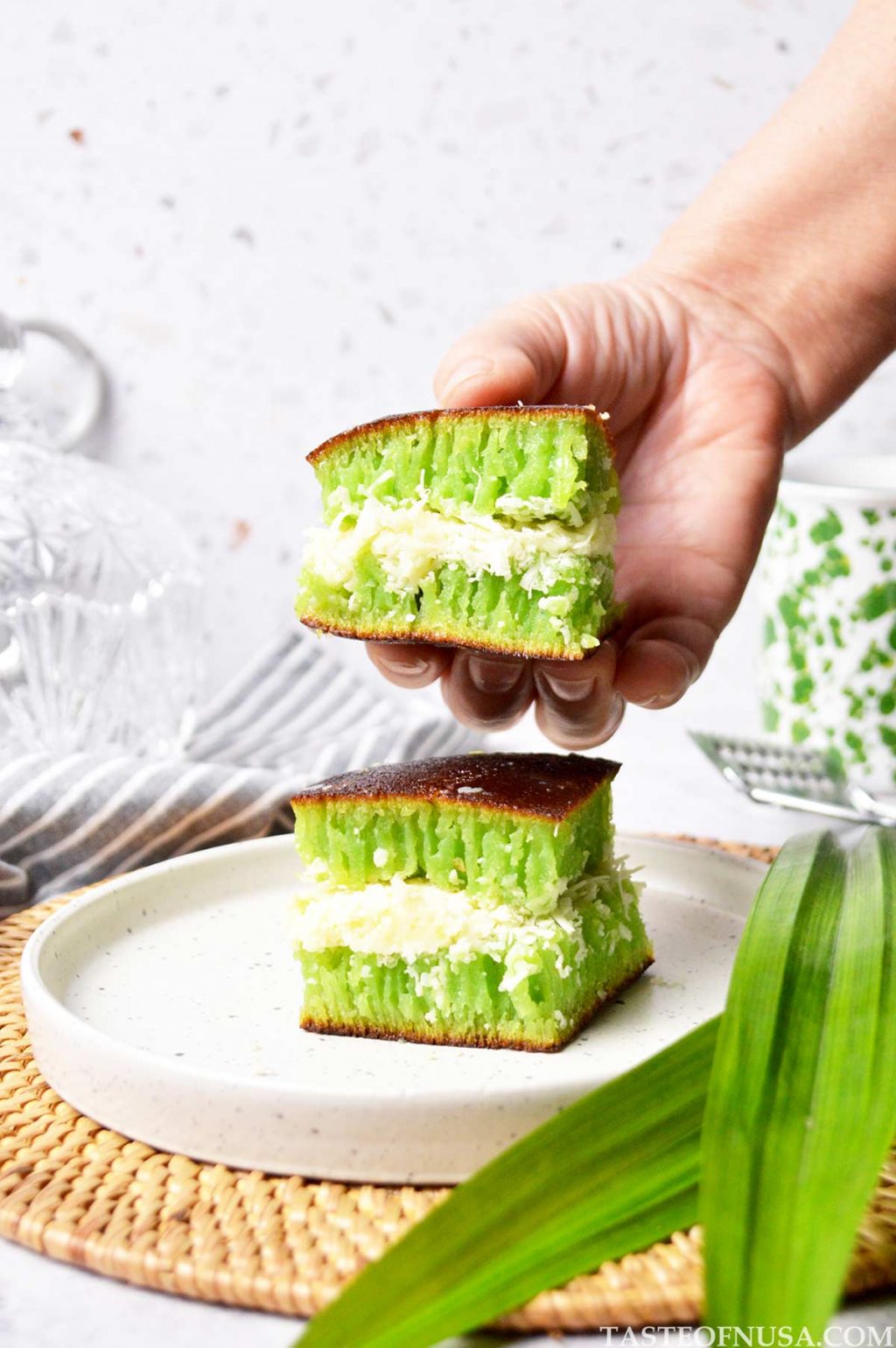 Pandan Cheese Martabak - Taste of Nusa - tasteofnusa.com