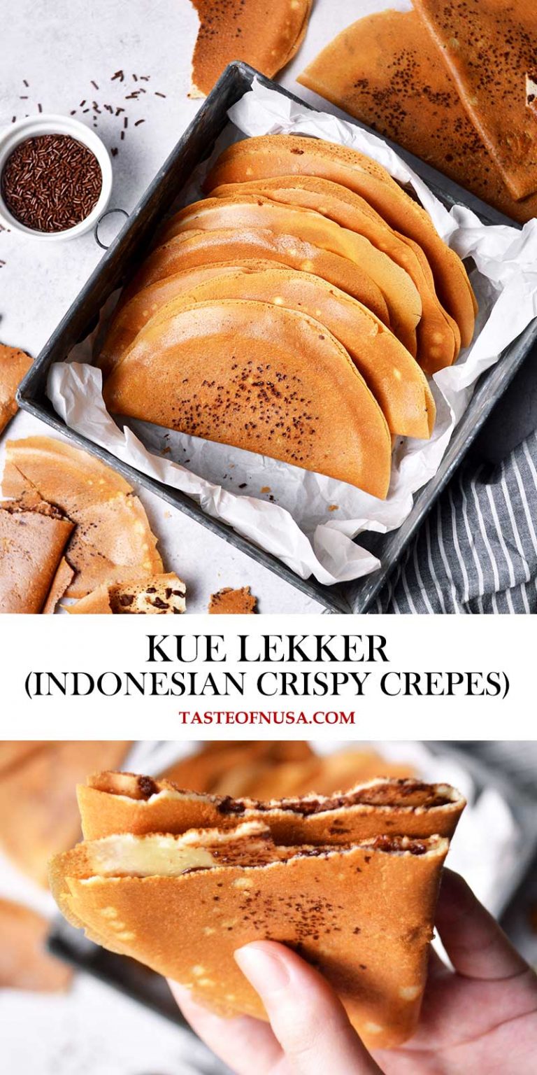 Kue Lekker (Indonesian Crispy Crepes) - Taste of Nusa