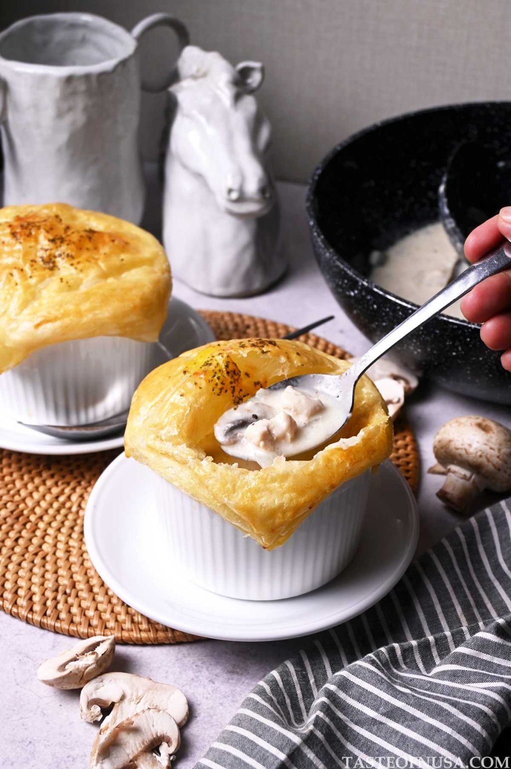 Chicken Mushroom Zuppa Soup - Taste of Nusa