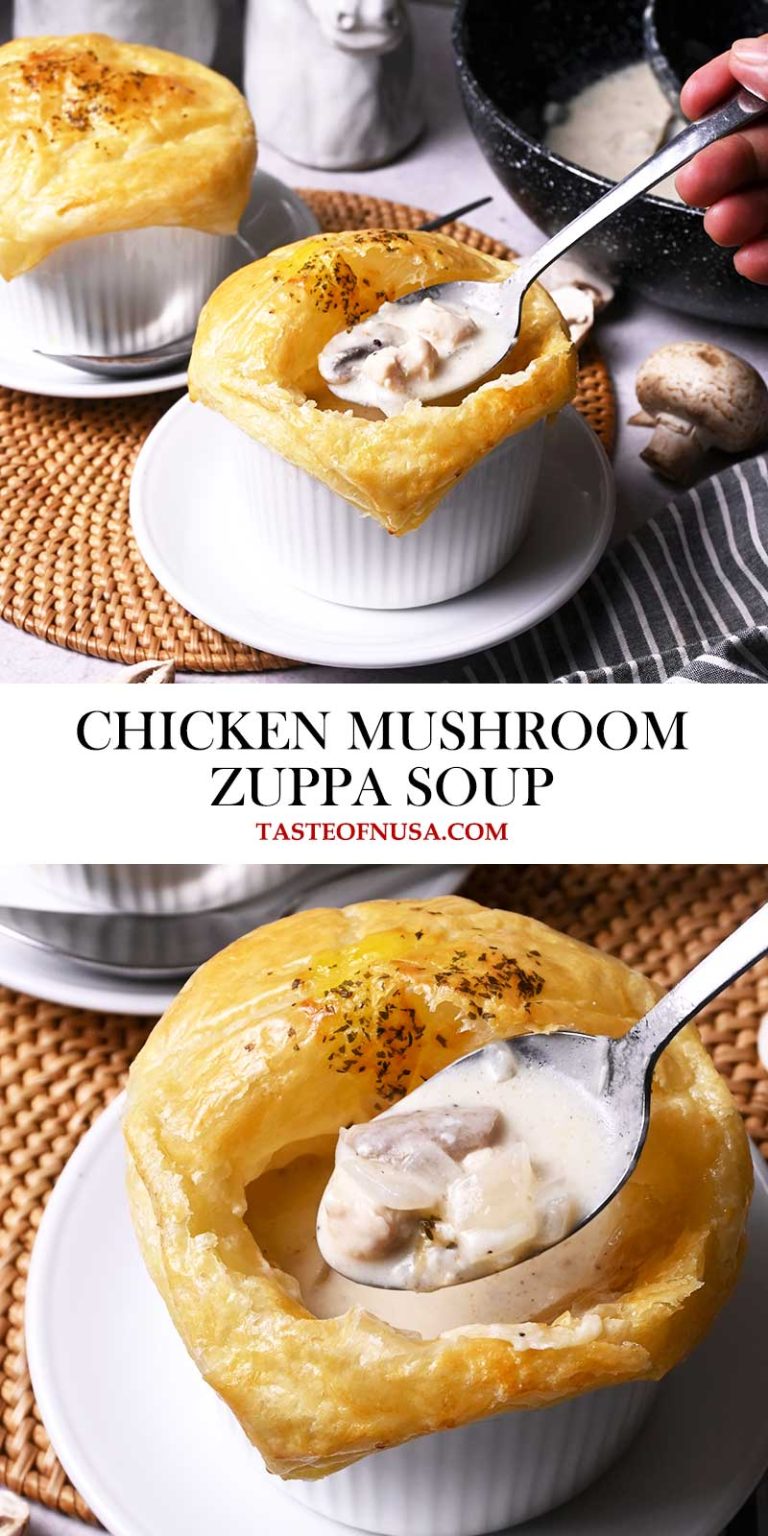 Chicken Mushroom Zuppa Soup - Taste of Nusa