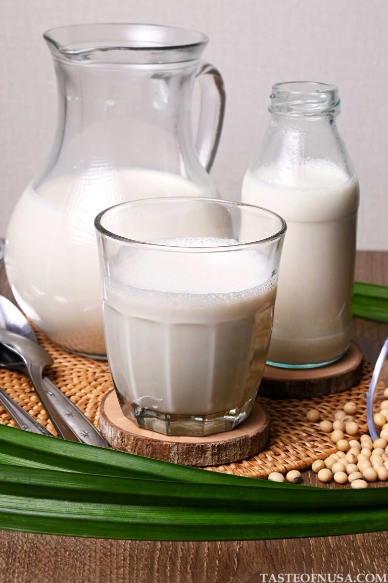 Homemade Soy Milk - How to Make Soy Milk From Scratch - Taste of Nusa