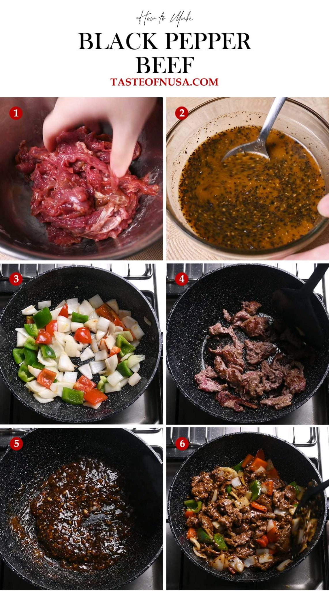 Black Pepper Beef - Taste of Nusa