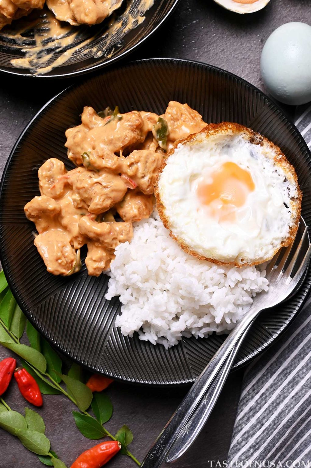 Creamy Salted Egg Yolk Chicken - Taste of Nusa