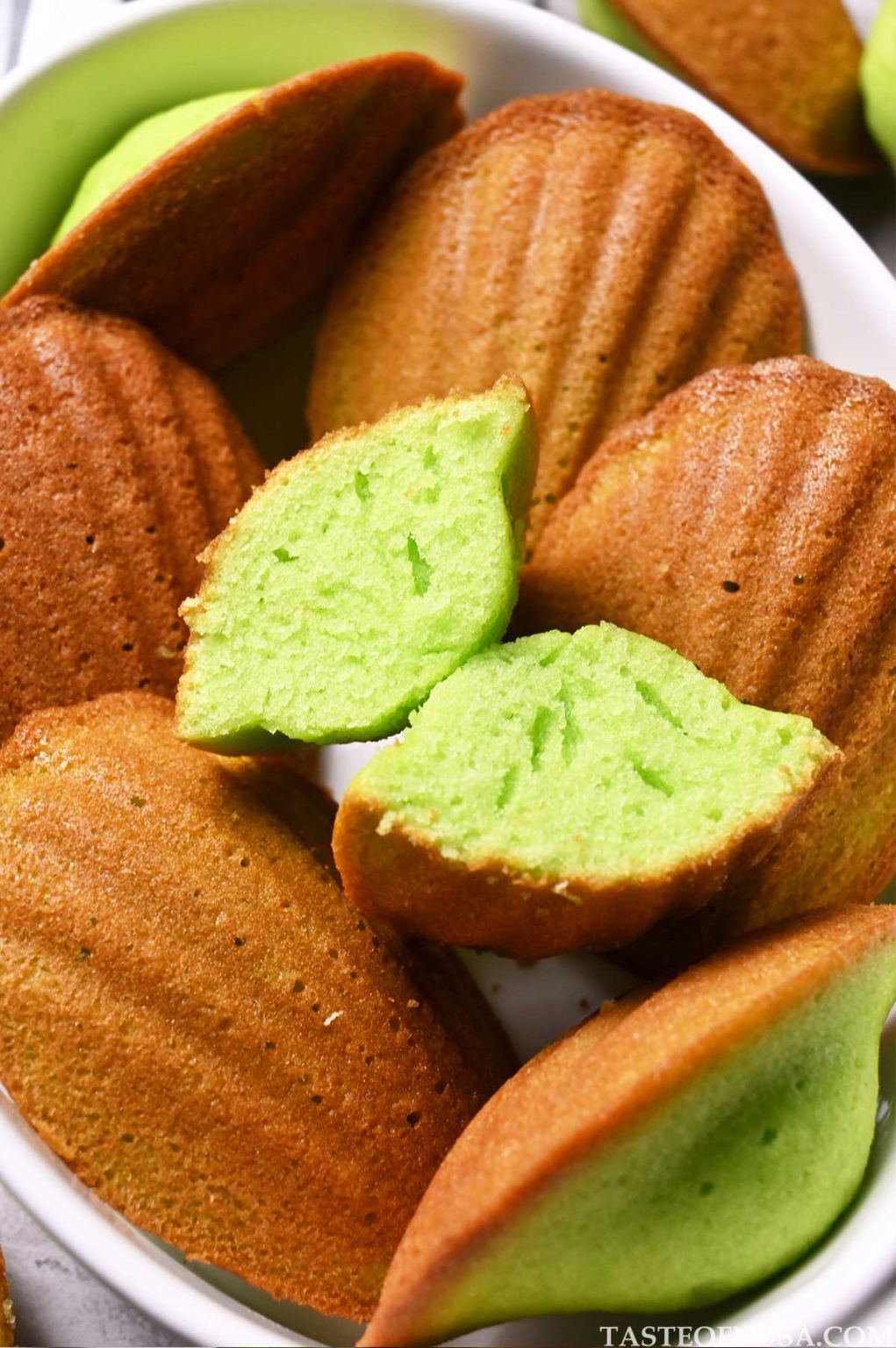 Pandan Madeleines - Taste of Nusa