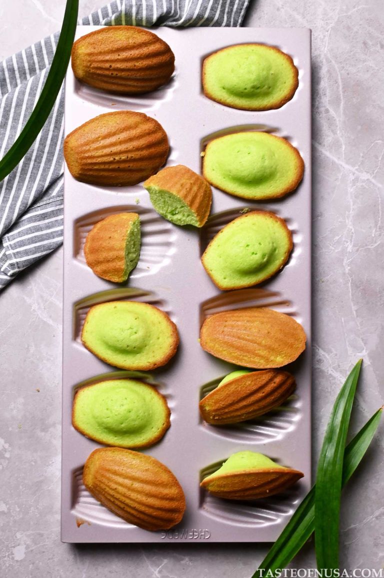 Pandan Madeleines - Taste of Nusa